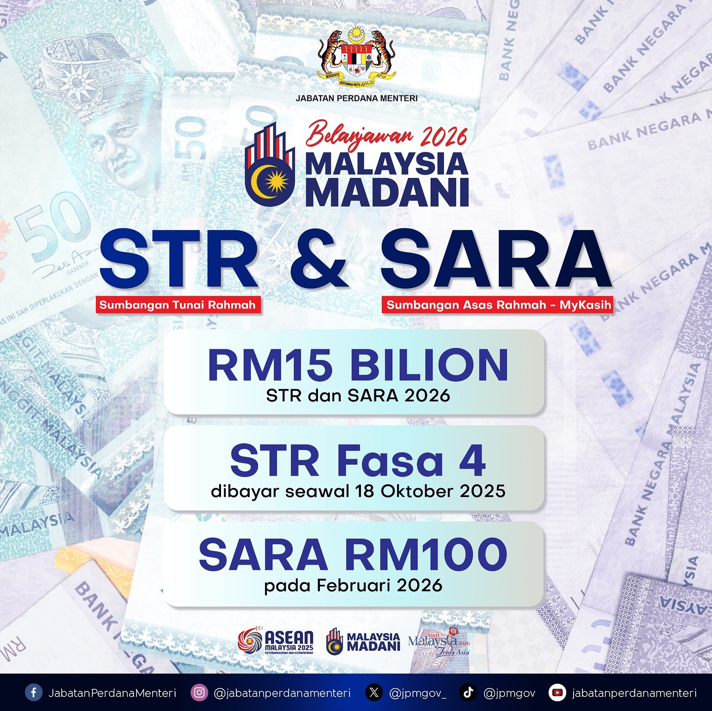 STR 2026 - SEMAKAN STATUS KELAYAKAN, KEMASKINI & PERMOHONAN AKAUN BARU ...